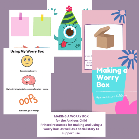 Making a Worry Box and Social Story - The Contented Child