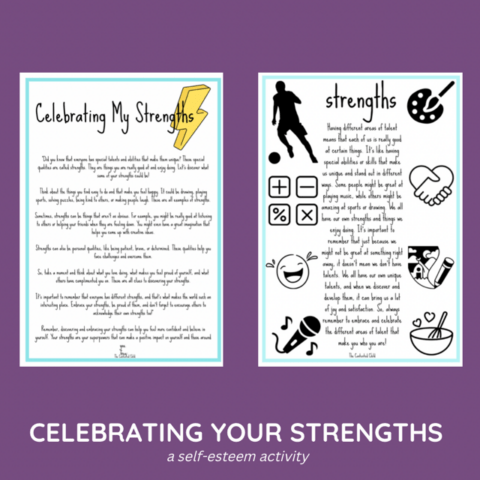 CELEBRATING YOUR STRENGTHS - A SELF-ESTEEM ACTIVITY - The Contented Child