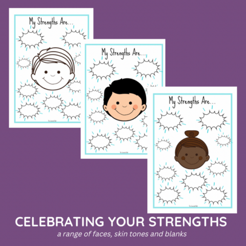 CELEBRATING YOUR STRENGTHS - A SELF-ESTEEM ACTIVITY - The Contented Child