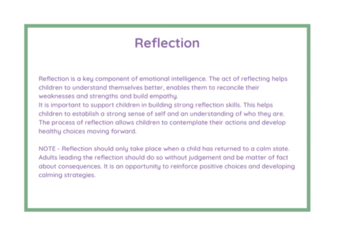 REFLECTION ACTIVITY - The Contented Child