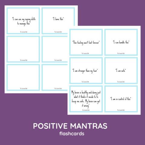 POSITIVE MANTRAS for the ANXIOUS CHILD - The Contented Child