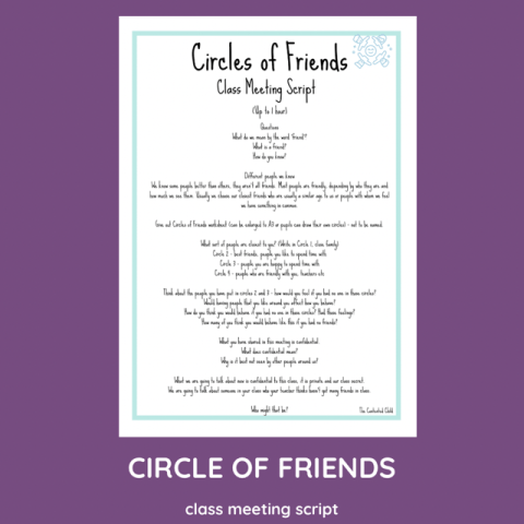 CIRCLE OF FRIENDS INTERVENTION PACK - The Contented Child