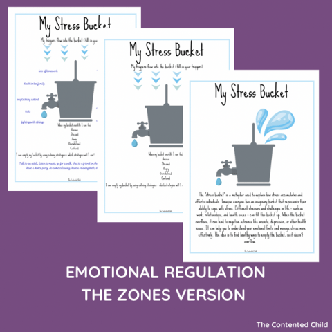 EMOTIONAL REGULATION THE ZONES VERSION, a FACILITATOR’S PACK | The ...