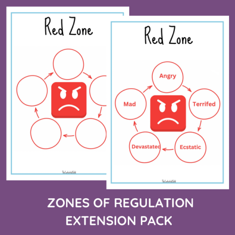 ZONES OF REGULATION EXTENSION PACK | The Contented Child