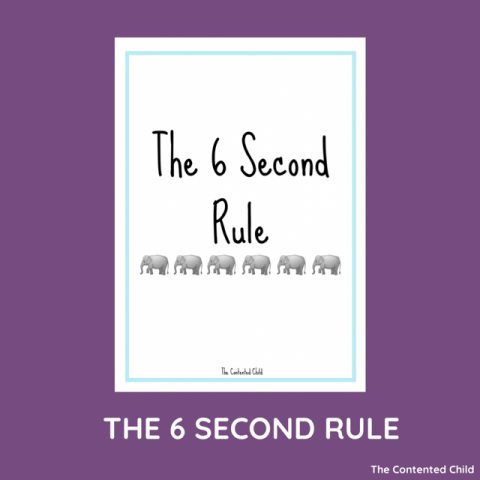 THE 6 SECOND RULE - The Contented Child
