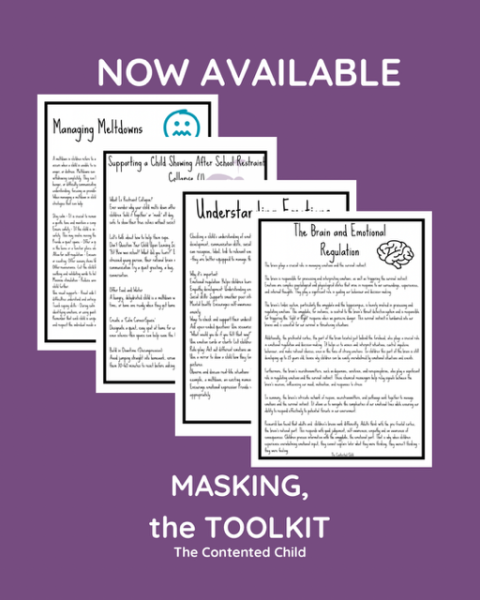 MASKING, a TOOLKIT for PARENTS & EDUCATORS | The Contented Child
